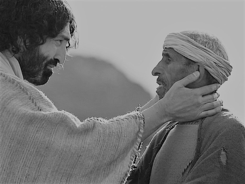 AND THE PEOPLE BROUGHT TO HIM A DEAF MAN…